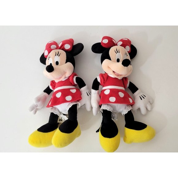 Disney | Toys | Disney Parks Minnie Mouse Twins Two Identical Plush ...
